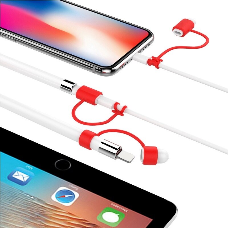 Zachte Siliconen Voor Apple Potlood Cap Holder Cas... – Grandado