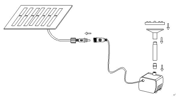 Dc 200L/H Solar Water Brushless Pomp Voor Fontein ... – Grandado