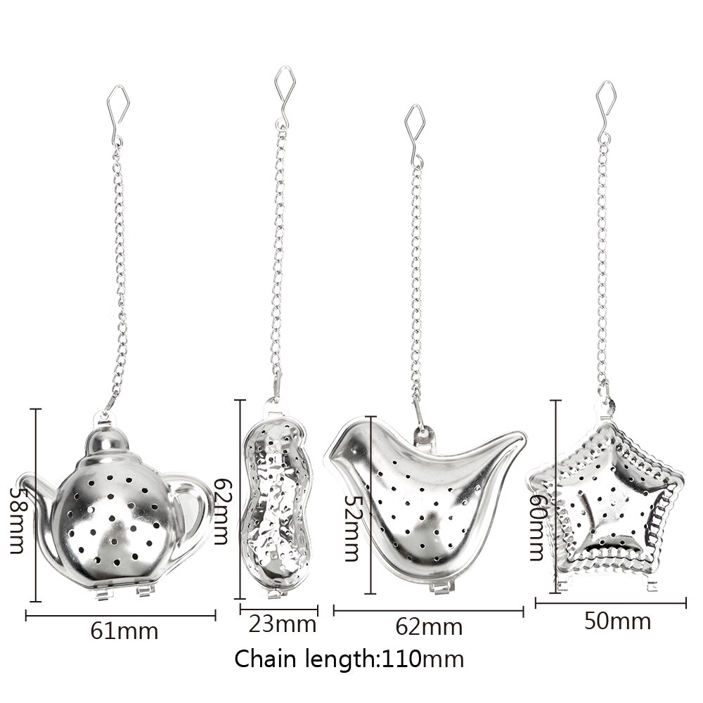 NICEYARD Edelstahl Teekanne Wiederverwendbare Meta... – Vicedeal