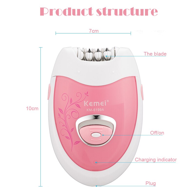 2 In 1 Electric Epilator Lady Epilator Grinding Fe... – Grandado