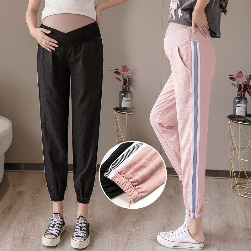 925# Spring Summer 9/10 Thin Cotton Linen Maternit... – Vicedeal