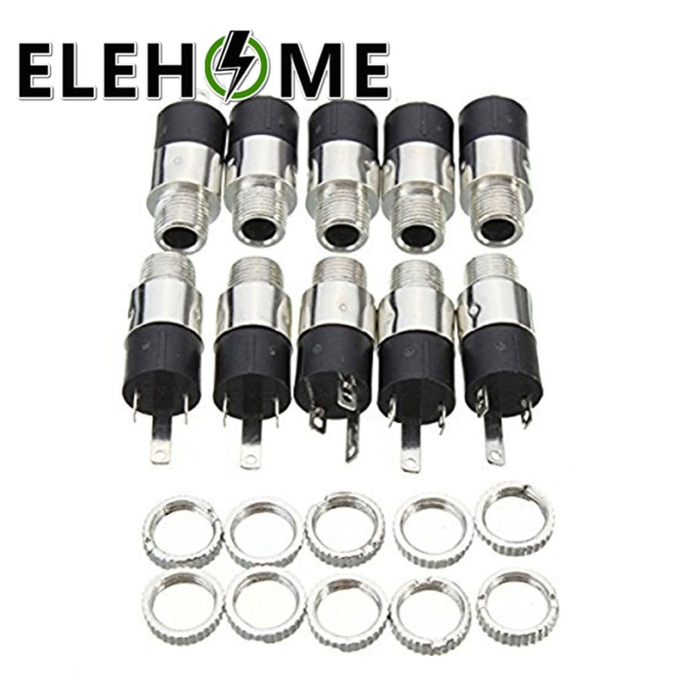 10 teile/satz PJ392 3,5mm Stecker Stereo Weibliche... – Vicedeal