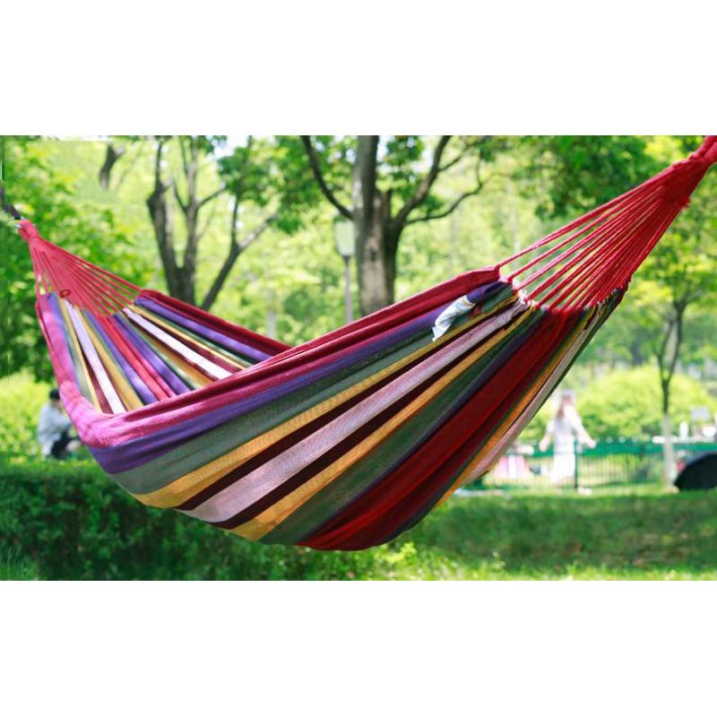 Canvas Outdoor Hangmat 240*150Cm 2 Persoon Hangmat... – Grandado