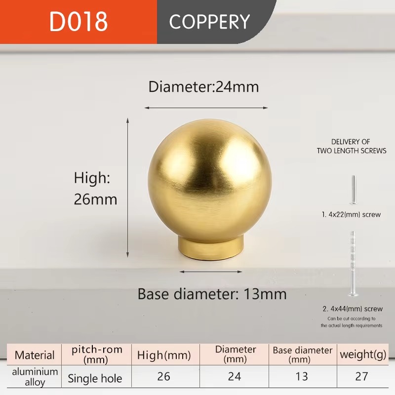 Colourful Round Knobs Drawer Knobs Cabinet Pulls K... – Grandado