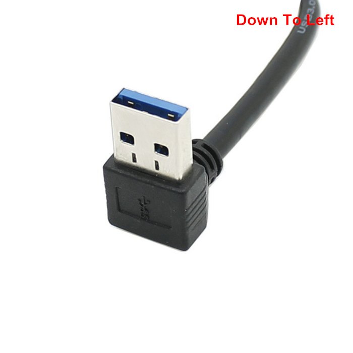 Up & Down Angled 90 Degree USB 3.0 to Micro 10Pin ... – Grandado