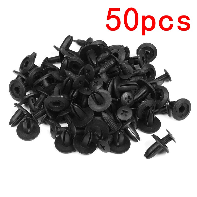 Universal 50Pcs Car Auto Plastic Rivets 6mm Hole F... – Grandado
