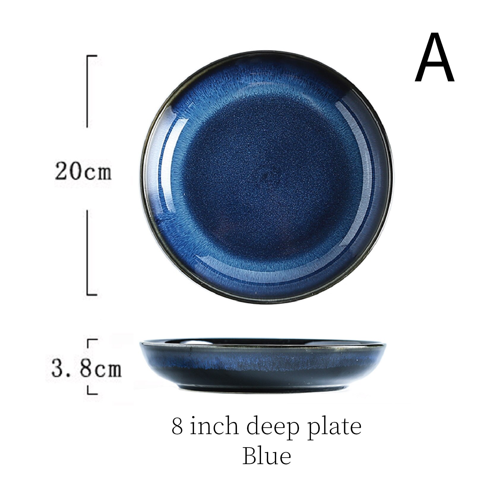 Nordic ceramic plates Restaurant kitchen food Sala... – Grandado