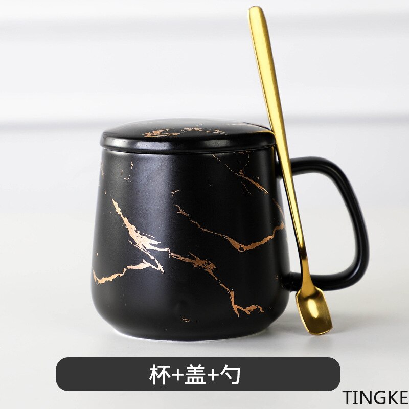 Nordic style marbled simple ceramic mug mug breakf... – Vicedeal