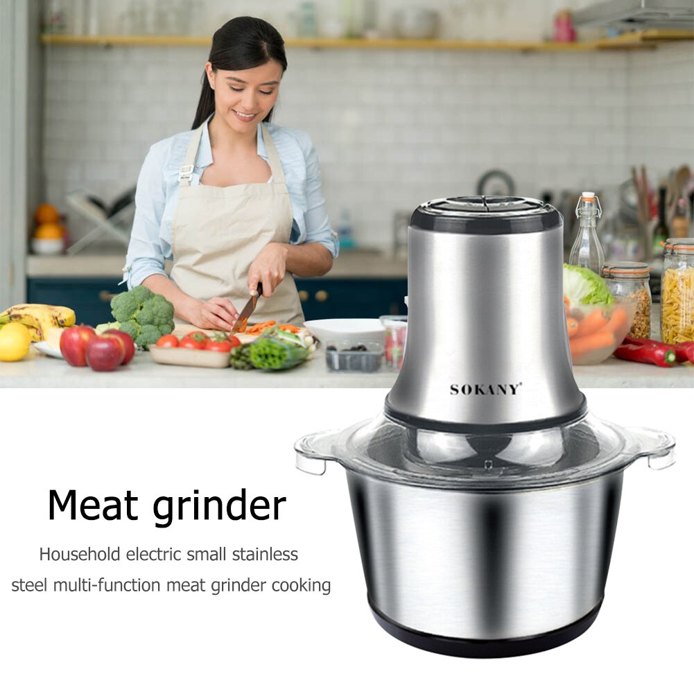 800W Stainless Steel Electric Chopper Meat Grinder... – Vicedeal