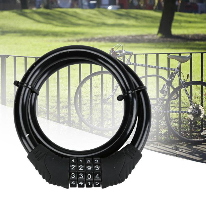 MTB Bike Lock Anti-Theft Bike Lock 4 Digit Code Co... – Grandado
