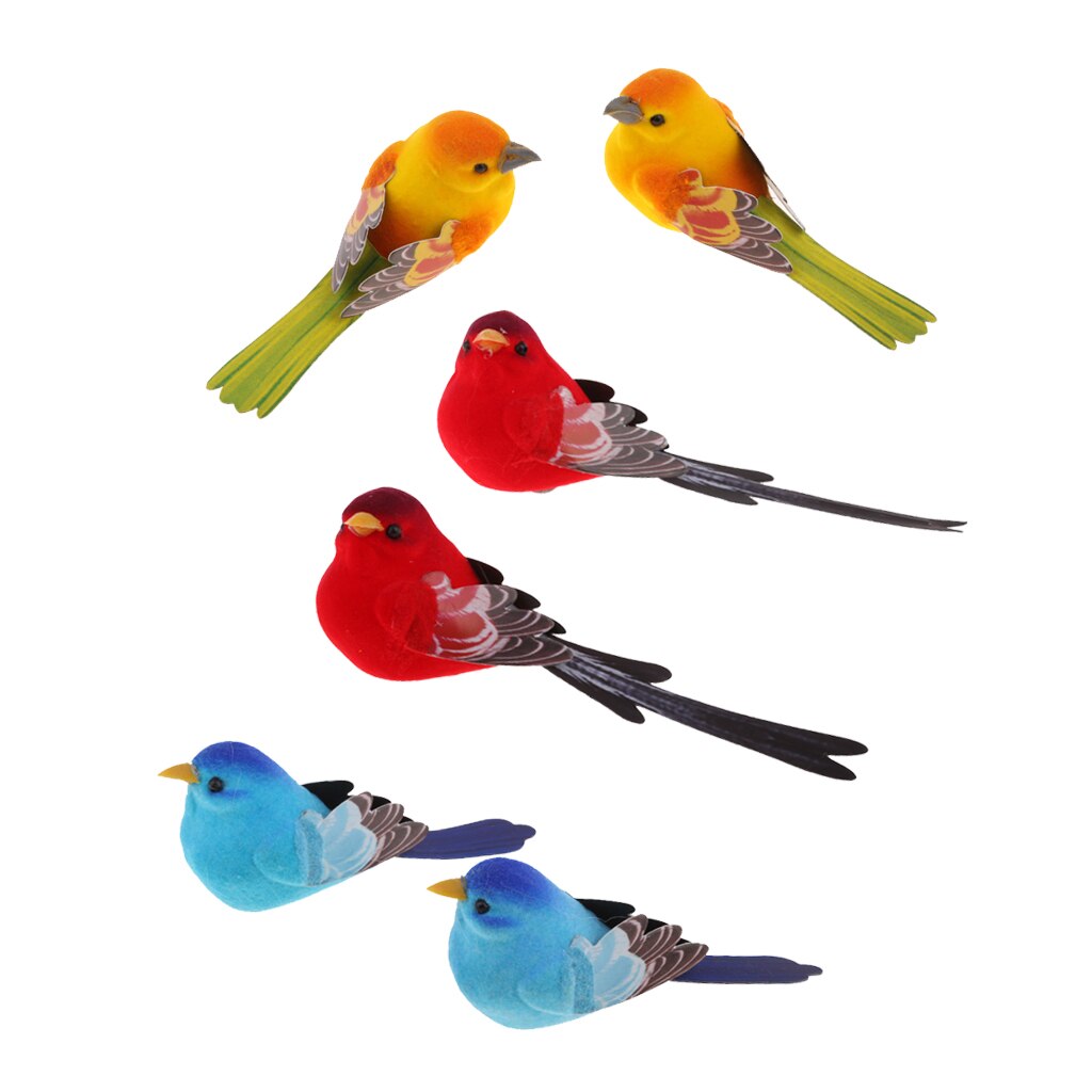 6pcs Lifelike Artificial Foam Bird Statue for Disp... – Vicedeal