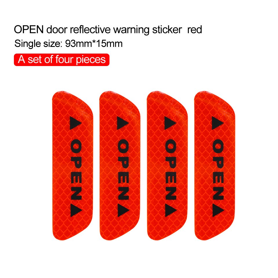 Open Car Reflective Strip Warning Sticker For Bus ... – Vicedeal