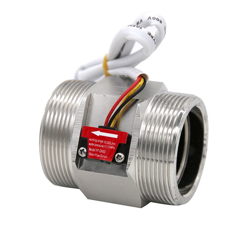 SS304 Hall water flow sensor DN40 / DN50 impeller ... – Grandado