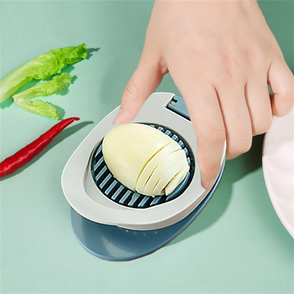 1PC Kitchen Supplies Egg Slicer Plastic Boiled Egg... – Grandado