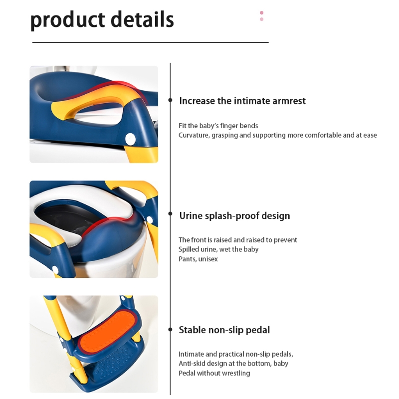 Portable Folding Toilet Seat Potty Chair Child Non... – Grandado