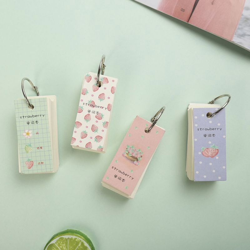 110 Sheets Lovely Mini Notebook School Supply Voca... – Grandado