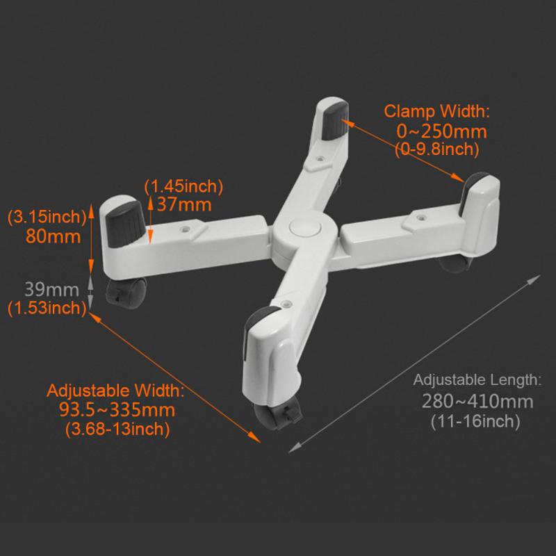 Monitor Stand X-type 5-wheel computer mainframe – Vicedeal