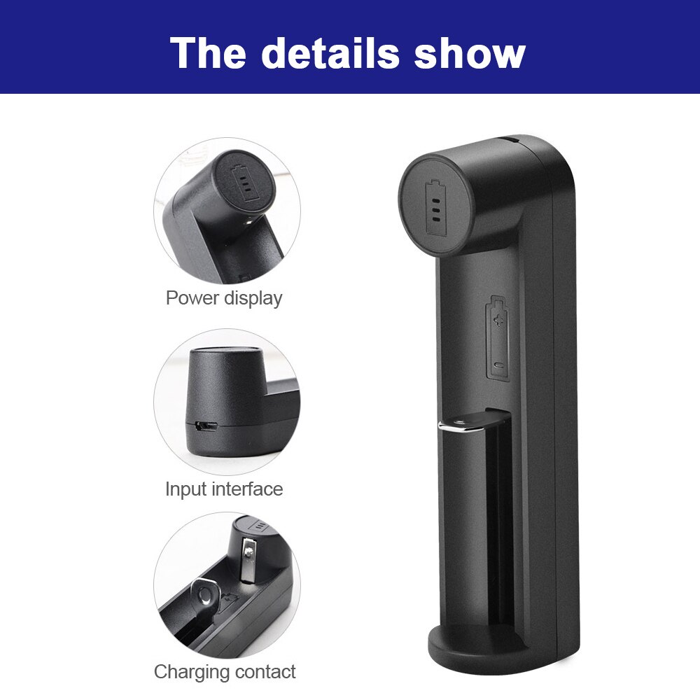 Battery Charger Smart Charging 1 Slot USB 18650 26... – Vicedeal