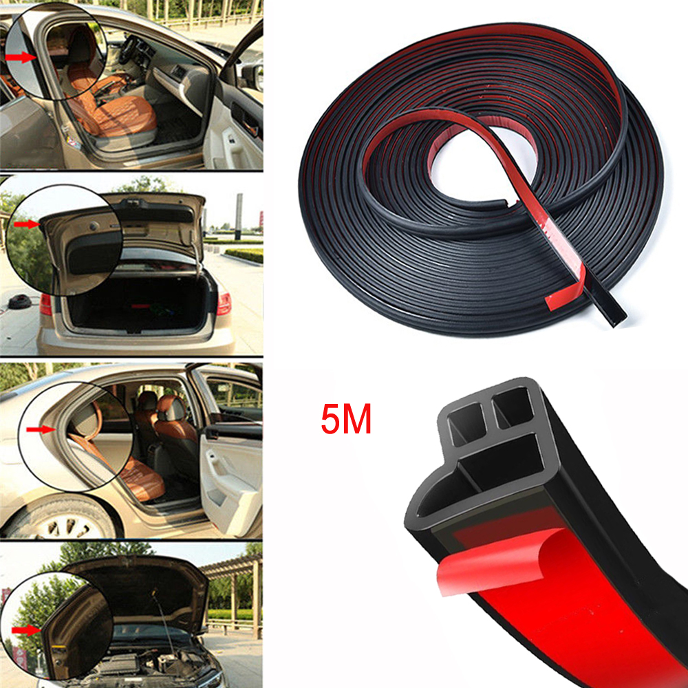 5M Autodeur Rubberen Afdichting Strips Auto Dubbel... – Vicedeal
