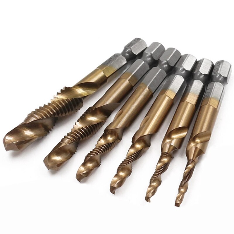 1Pc Drill Cobalt Plated Hex Shank HSS Screw Thread... – Vicedeal