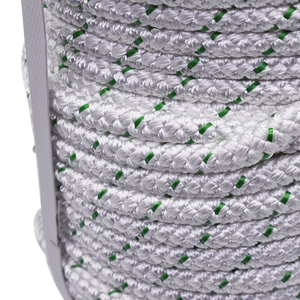 100FT Double Braid Polyester Rope 3/8 4800Lbs BREA... – Vicedeal