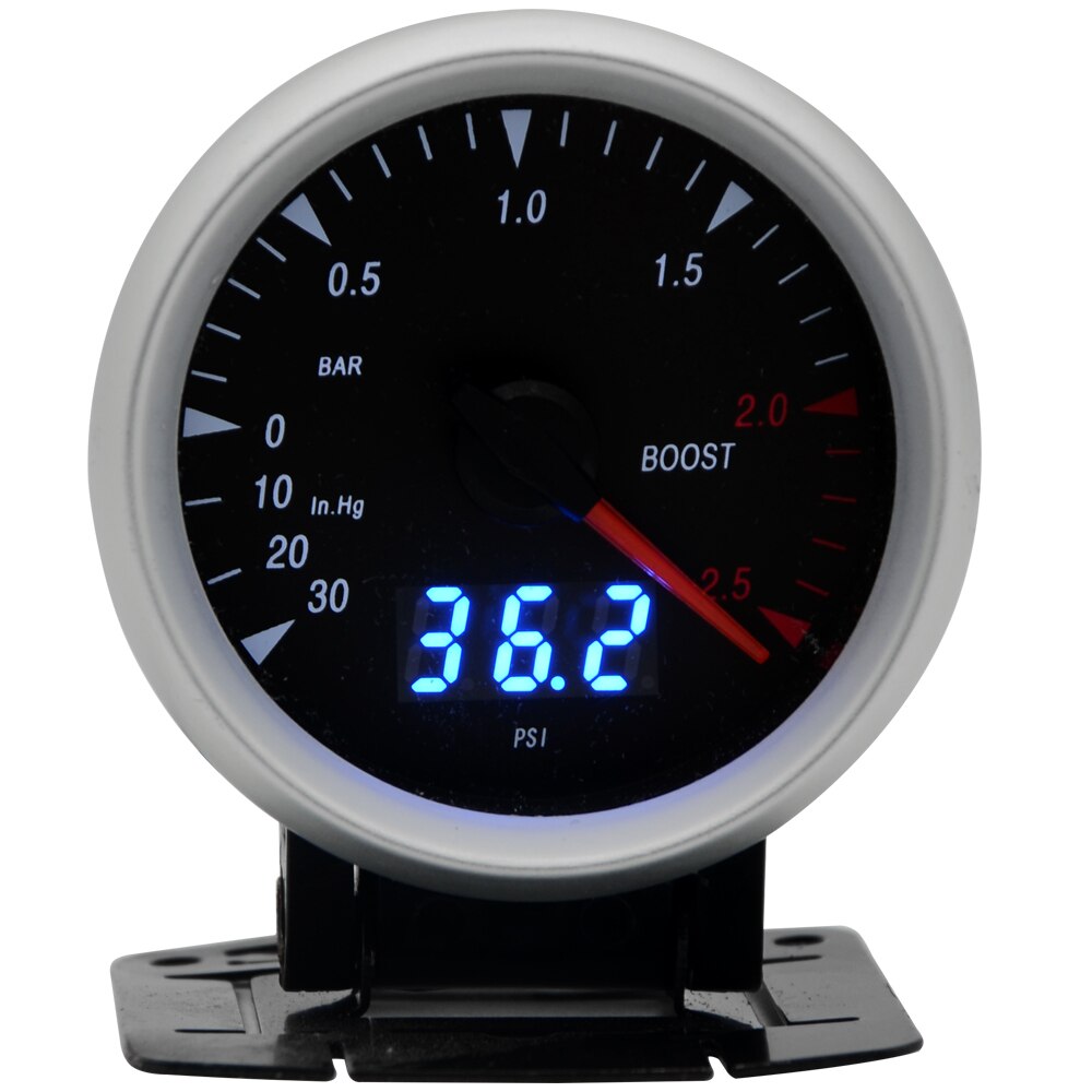 2.5 tommer 60mm turbo boost gauge doble enheter ps... – Vicedeal
