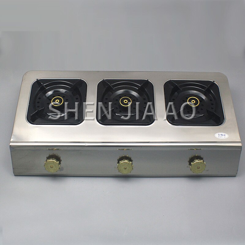 liquefied gas High-pressure three-hole gas stove C... – Grandado