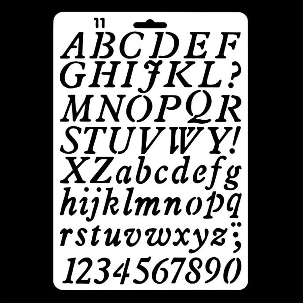 1 Pcs 27cm Alphabet Letters DIY Craft Layering Ste... – Grandado