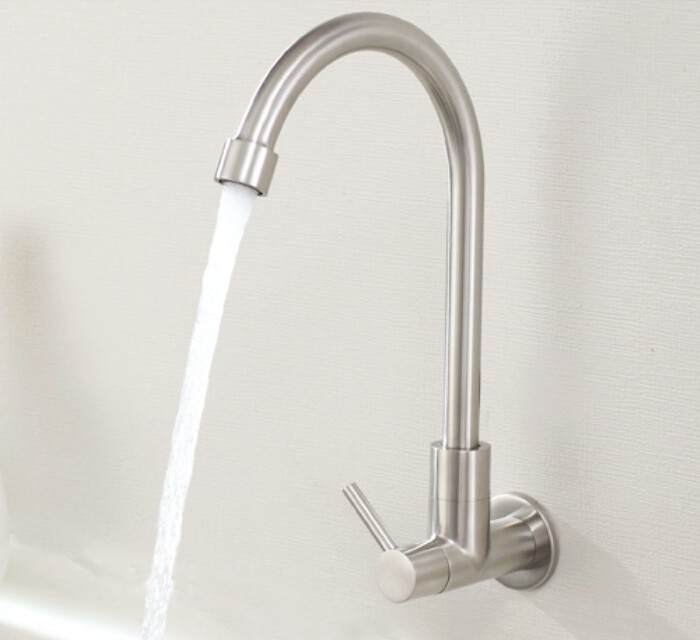 304 Stainless Steel Kitchen Faucet Unleaded Single... – Grandado