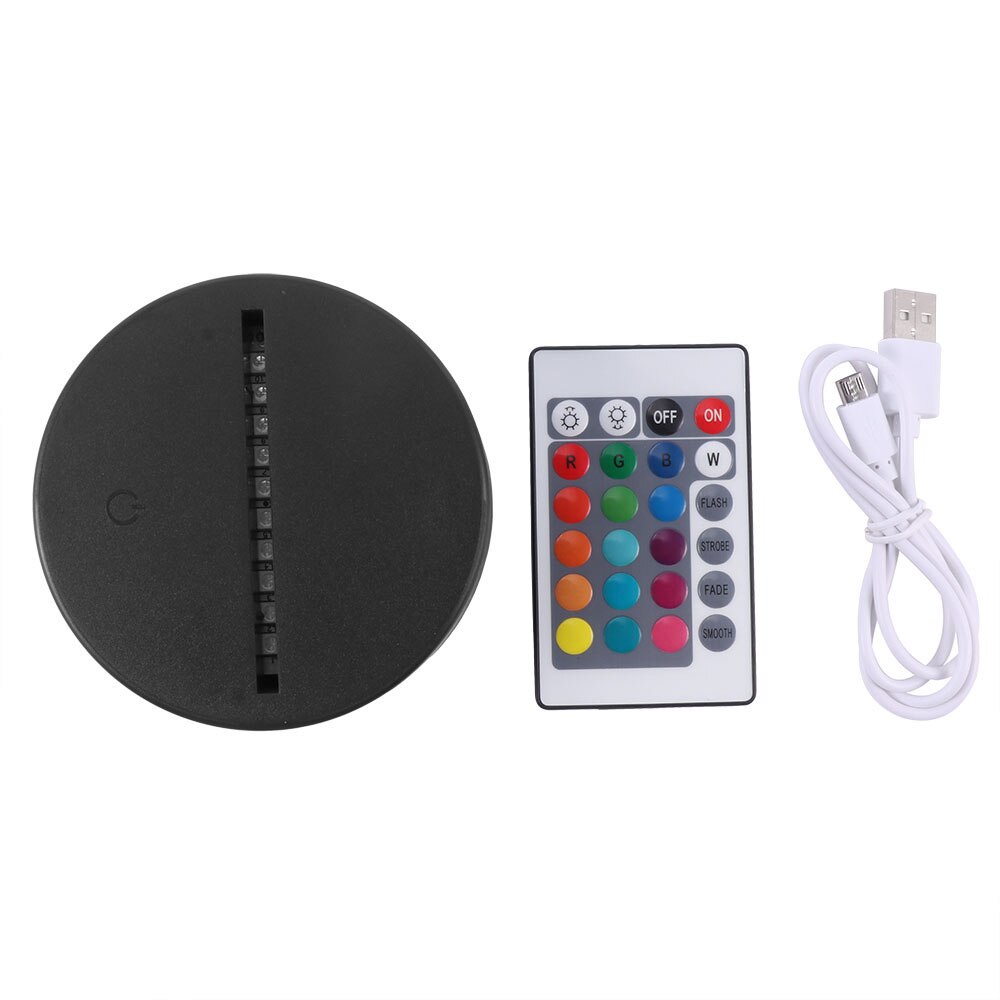 led lamp base Touch Switch Modern Black USB Cable ... – Grandado