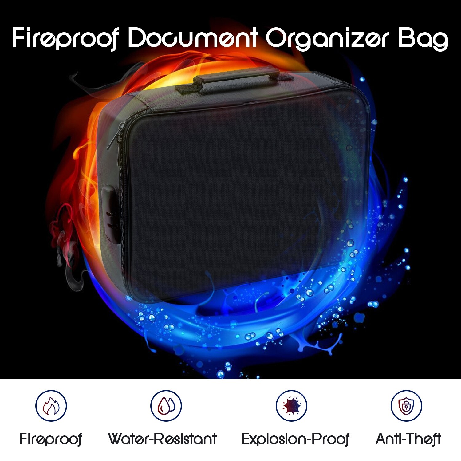 Organizador de documentos resistente al agua y a p... – Grandado