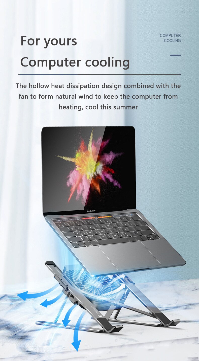 Aluminum Laptop Holder For MacBook Air Pro Noteboo... – Vicedeal