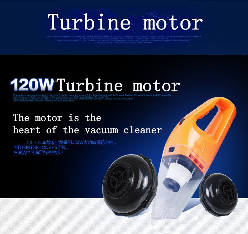 Handheld Car Vacuum Cleaner Portable Car Dust Coll... – Grandado