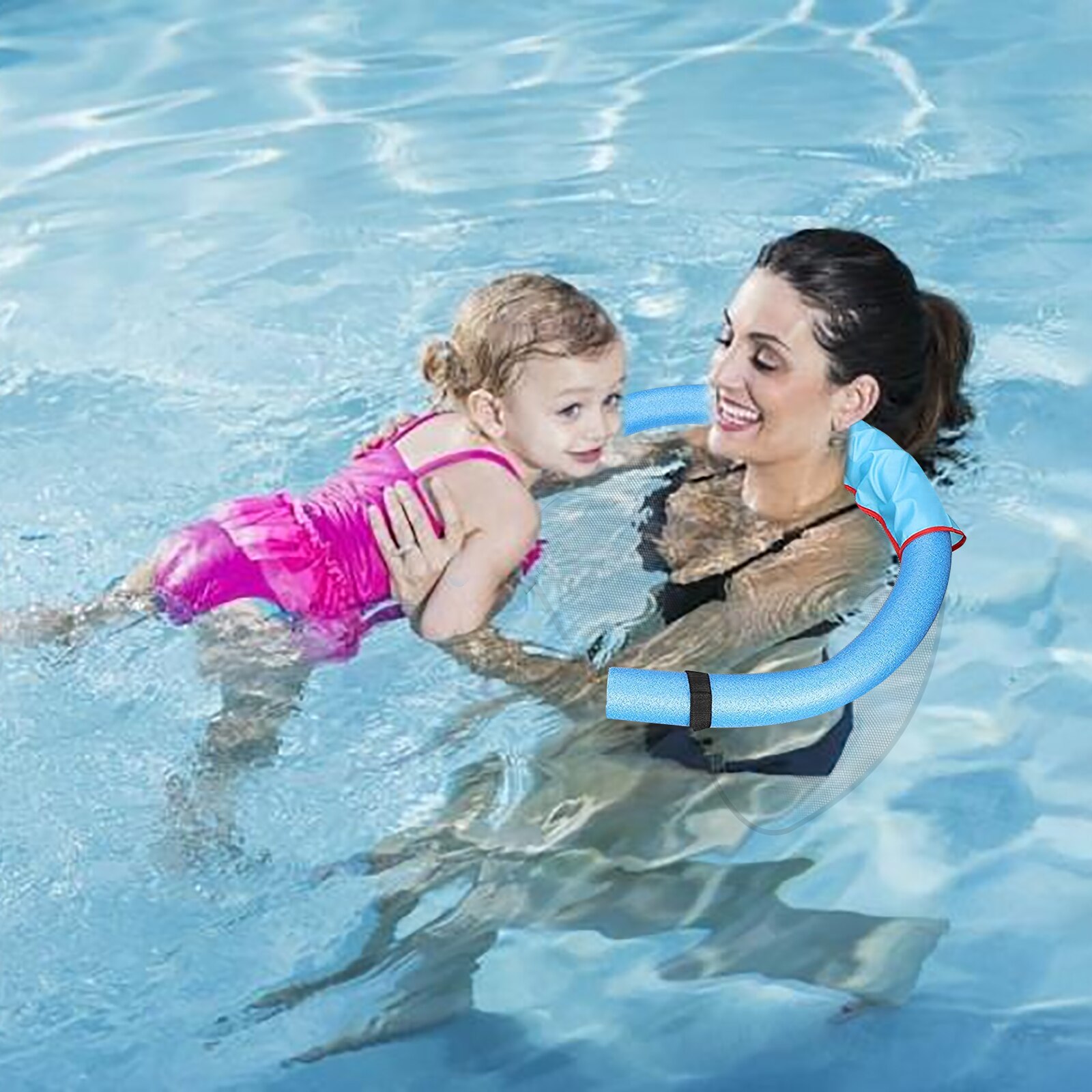 4 PCS Swimming Pool Floating Mesh Chair Swimming S... – Grandado