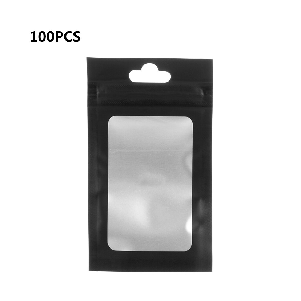 100Pcs Self Lock Resealable Mylar Bags Matte Clear... – Vicedeal