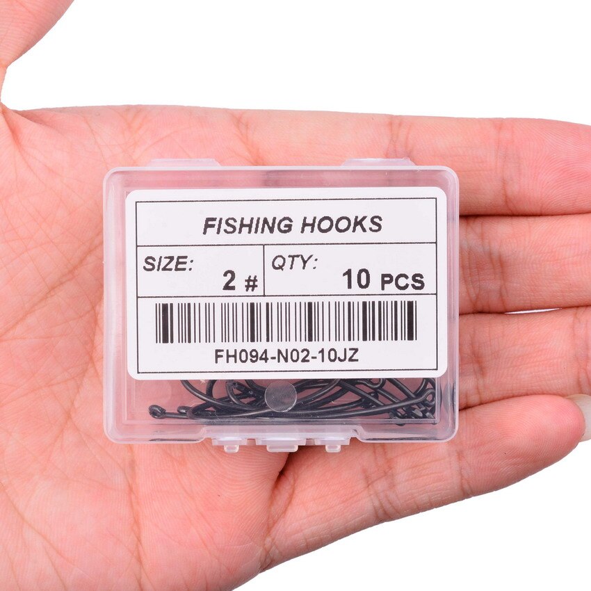 10PC/ Box Carp Fishing Hook Barbed Long Shank Carp... – Grandado