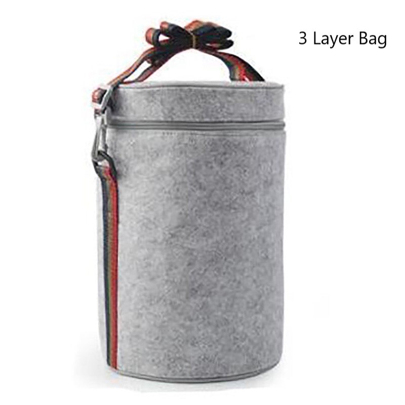 Three-Layer Leak-Proof Lunch Box Outdoor Bento Por... – Grandado