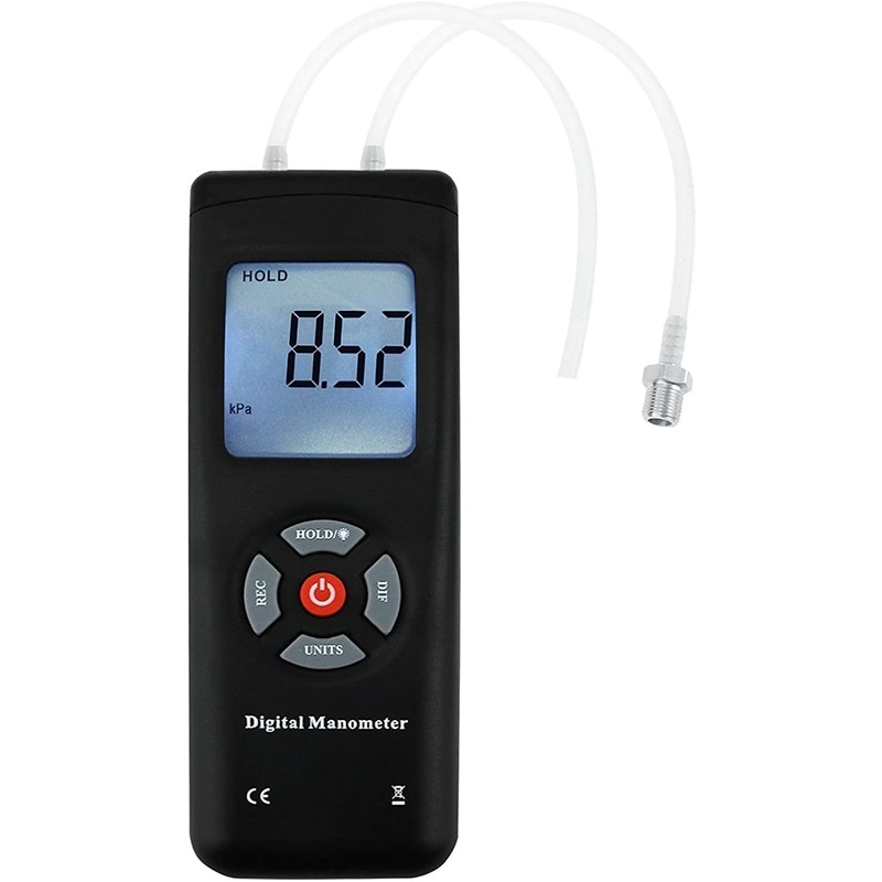 Digital Handheld Pressure Gauge with Backlight, 1-... – Grandado