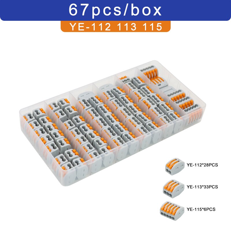 Electrical wiring terminals set cage spring univer... – Grandado