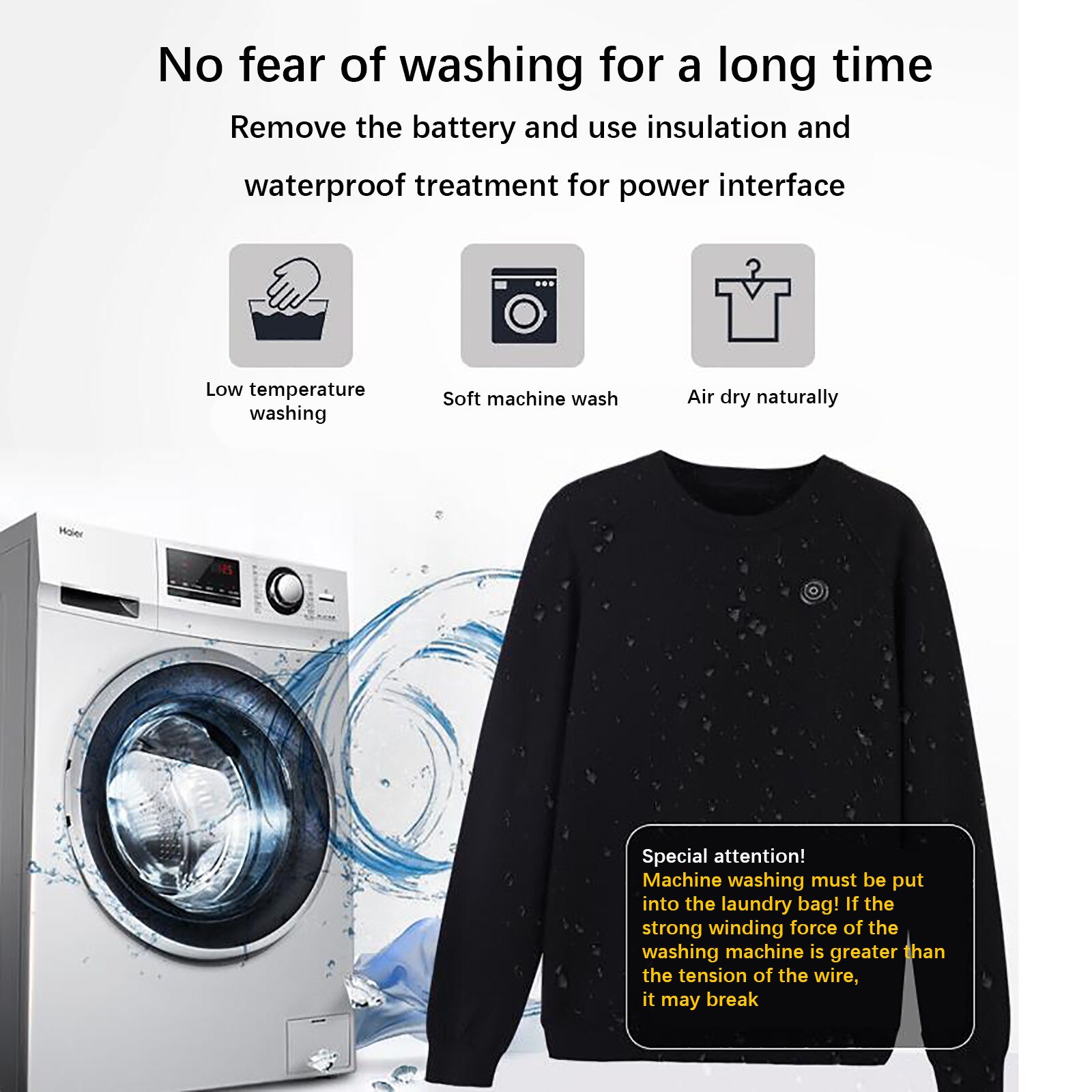 Winter Intelligent 3 Heating Warm Knitted Sweater ... – Grandado