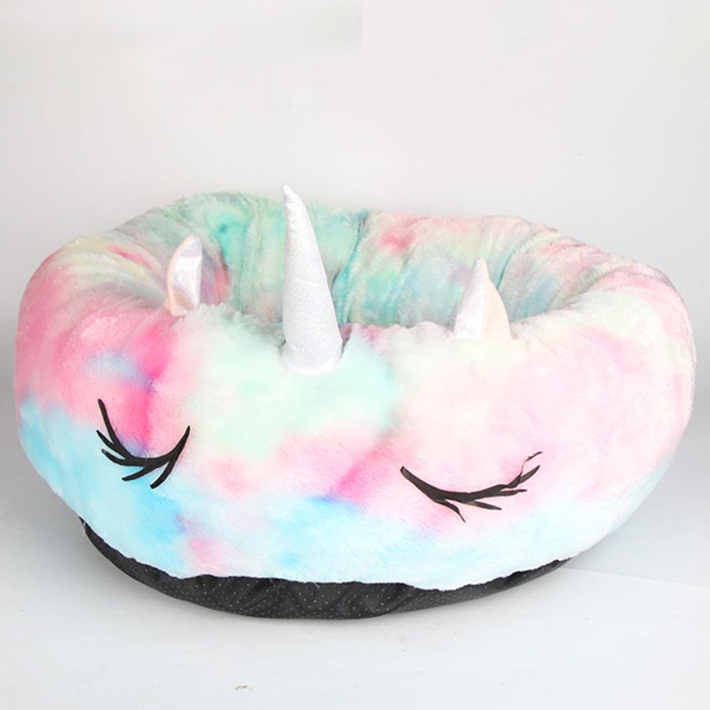 Unicorn Pet Bed Luxury Round Cat Small Dog House N... – Grandado