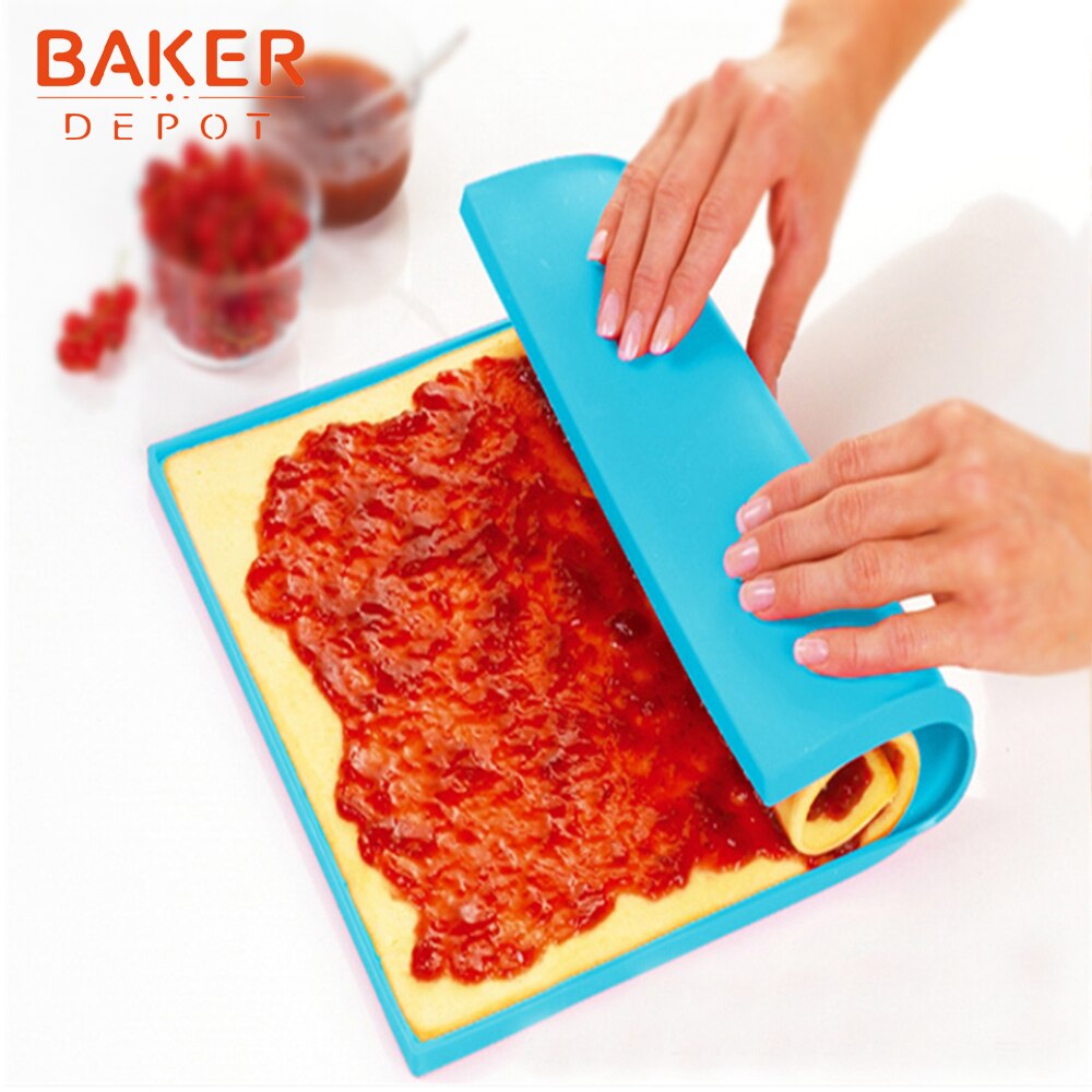 BAKER DEPOT silicone cake baking mat big rolling s... – Vicedeal