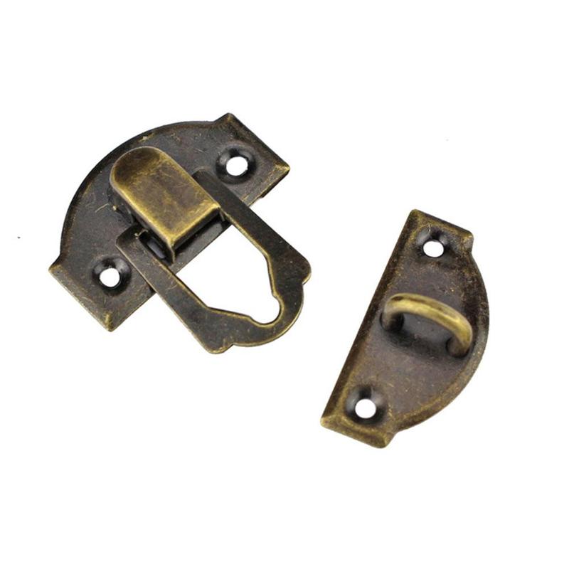 1PC Antique Hasps Iron Lock Catch Latches For Jewelry Box Buckle Buckle ...