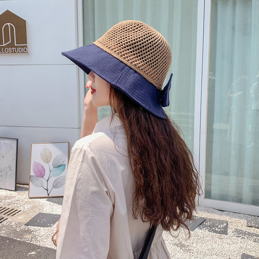 Women's Panama Cap Beach Hat Summer Brim Caps UV P... – Vicedeal