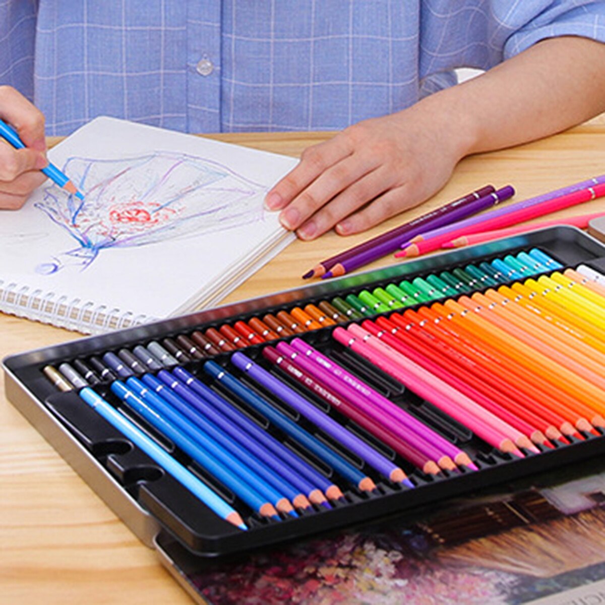 24/48/72 Wood Colors Colored Pencils Set Artist Pa... – Vicedeal