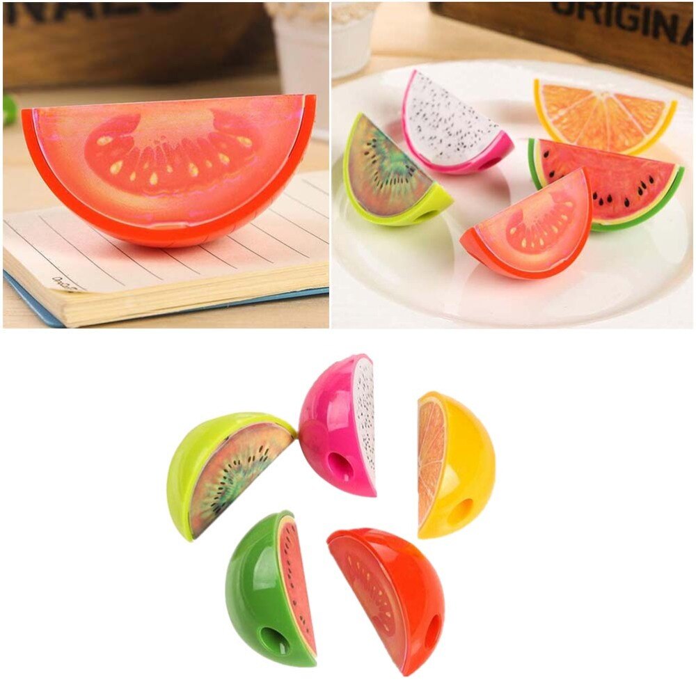 5pcs Fruit Sharpener Pencil Sharpener Students Sta... – Grandado