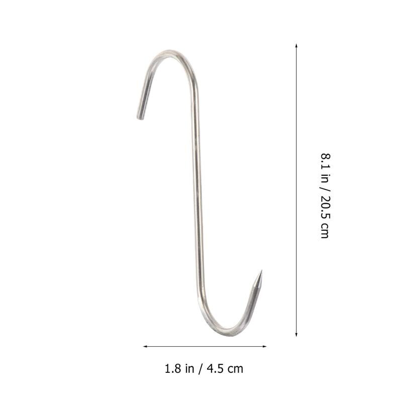 10Pcs Meat Hooks Meat Processing Hooks Metal S-Hoo... – Grandado