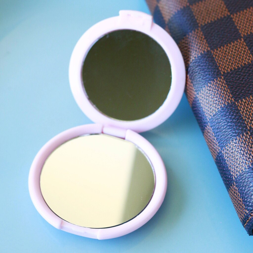 Roze Pocket Spiegel Make-Up Voor Purse Travel Verj... – Grandado