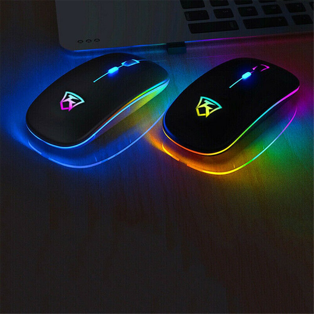 Ultra Slim Wireless Mouse Silent 2.4GHz USB Mice R... – Grandado