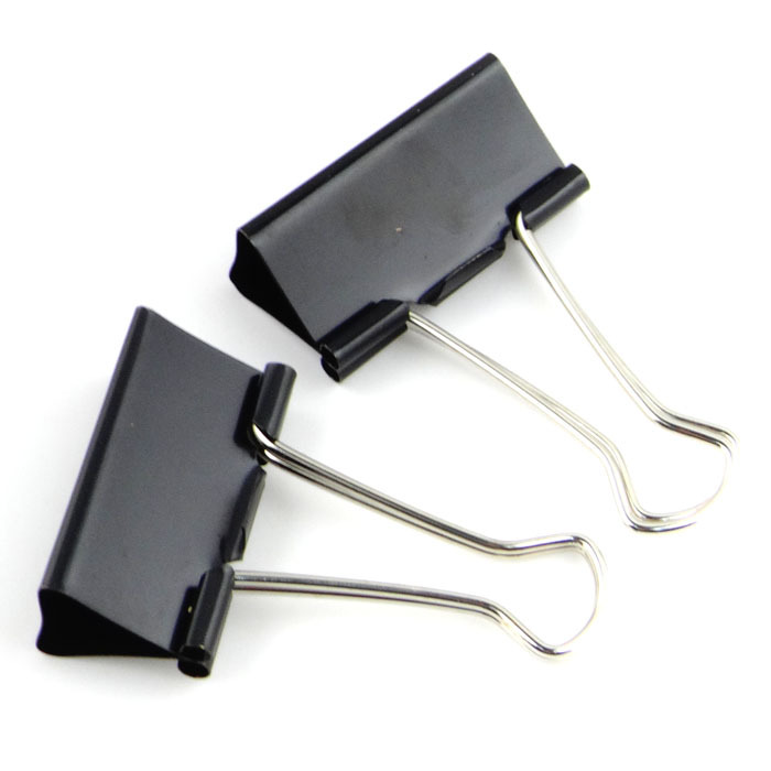 black metal tail clip 25mm wallet 48pcs per bucket... – Vicedeal